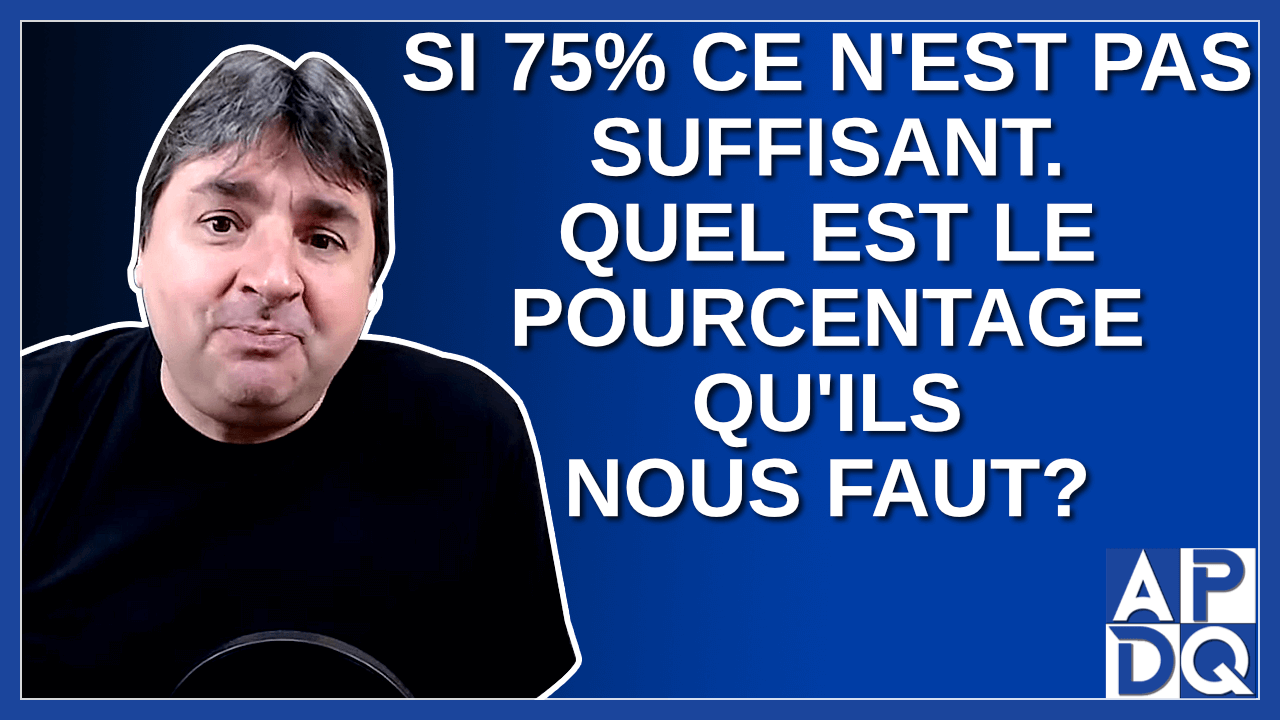 Quel Pourcentage Que a Prend Pour Qu on Reprenne Nos Vies 